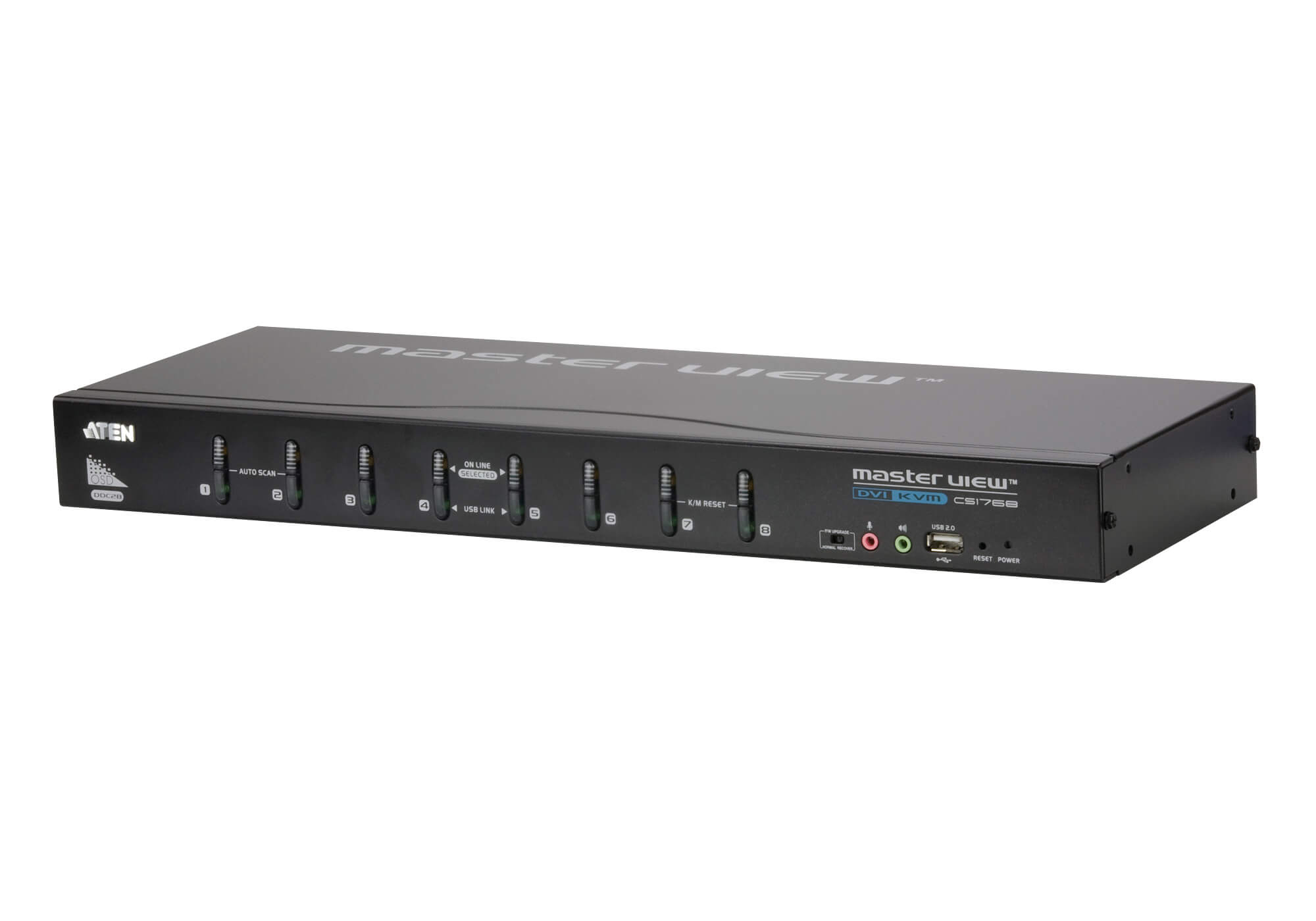 Aten 8-Port USB DVI/Audio KVM Switch- CS1768 (1 Year Manufacture Local