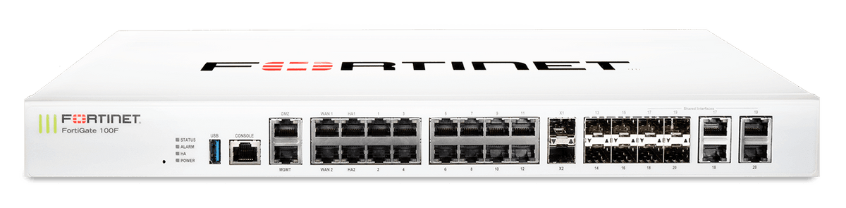 Fortinet FortiGate 100F UTM Firewall Bundled Subscription (Local Warra
